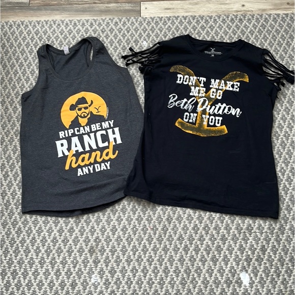 Yellowstone | Tops | Yellowstone Shirts Rip Wheeler Beth Dutton Tanks ...